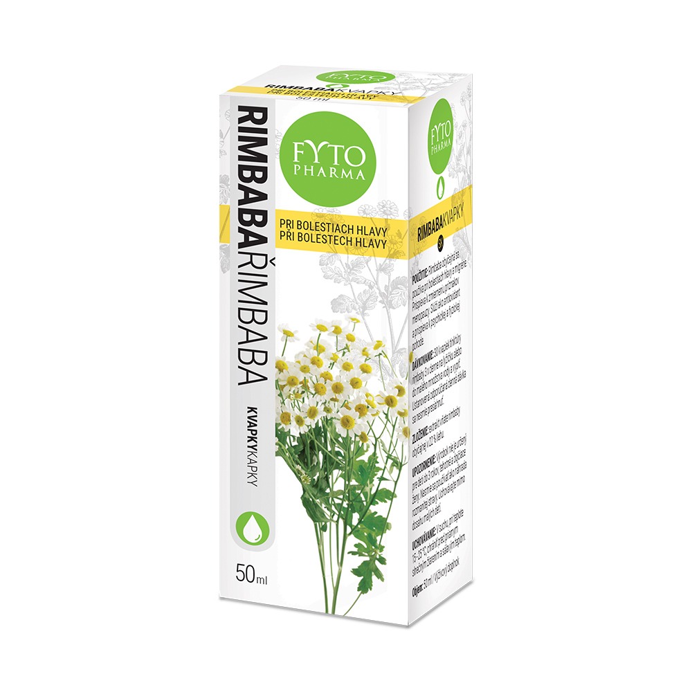 Rimbaba kvapky pri bolestiach hlavy - FYTOPHARMA